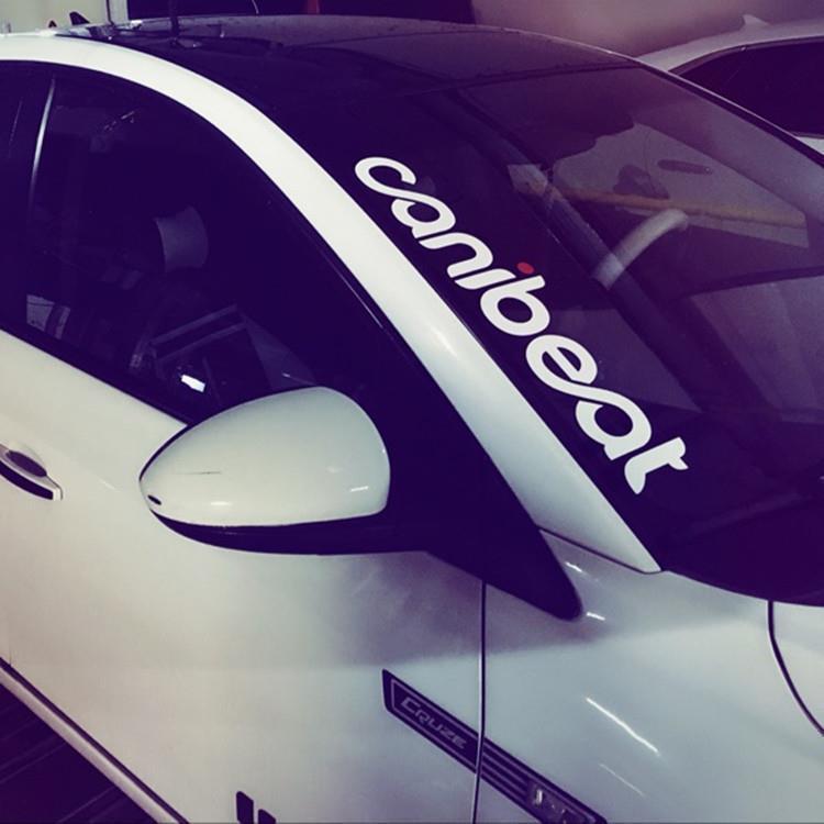 Canibeat Windshield Sticker