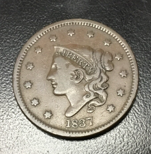 1837 Large Cent MATRON HEAD MODIFIED, The "YOUNG HEAD" (LC-41) | eBay