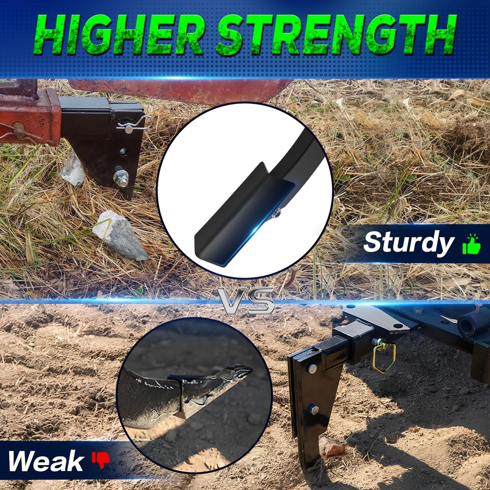 3 Point Trencher Ripper Attachment for Tractors, Lawnmowers, ATV & UTV ...