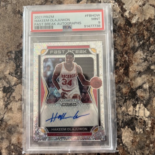 2021 Prizm Hakeem Olajuwon Fast Break Auto Psa 9 | eBay