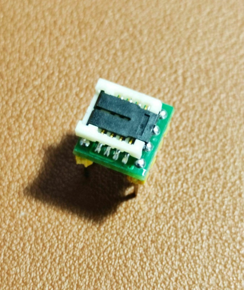SPI IC Test Socket Adapter DIP8 WSON8 5x6mm Chips- Flash 25x 24x DFN8 ...