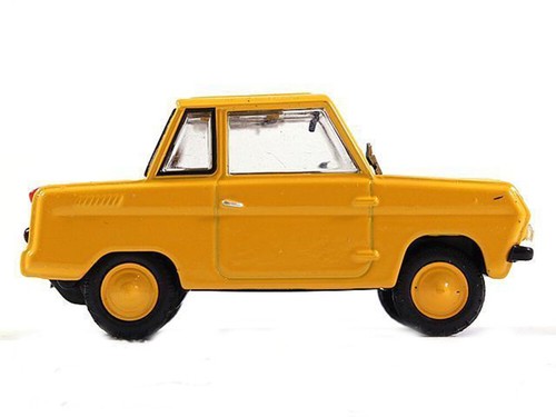 SMZ S3D USSR Soviet Cycle Microcar Car Yellow Color 1:43 Scale Diecast ...