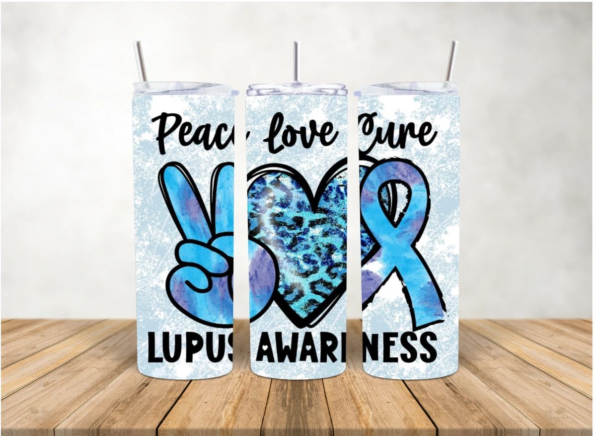 Lupas Awareness 20oz Skinny Tumbler | eBay