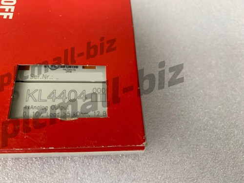 Beckhoff KL-4404 KL4404 BRAND 100% NEW and original in box Expedited Shipping | eBay