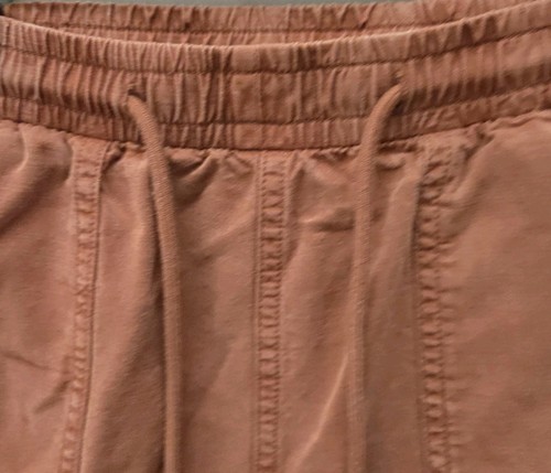 7 for All Mankind Burnt Orange Rust Color Drawstring Cargo Joggers ...