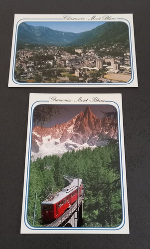 CARTE POSTALE - Lot de 2 - CHAMONIX - MONT BLANC | eBay