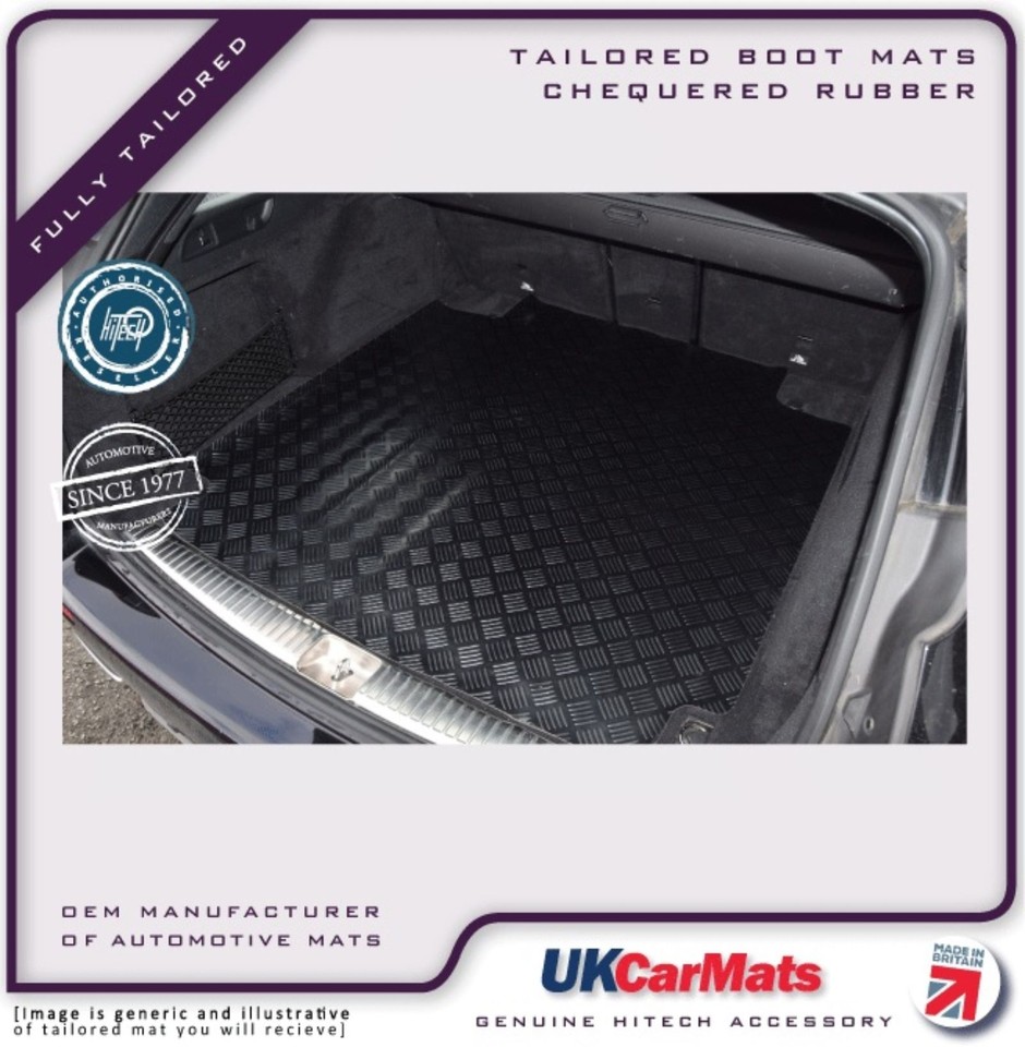 VW T-Roc 2017 onwards Tailored Rubber Car Boot Mat Hitech | eBay UK