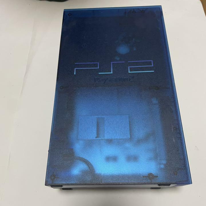 PlayStation2 PS2 Ocean Blue Console Clear Blue SCPH-37000 NTSC-J Japan ...