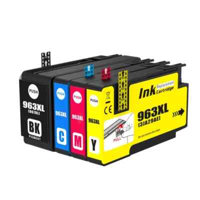 Ink For HP Officejet Pro 9016 Printer 963XL Black & Colour cartridges ...