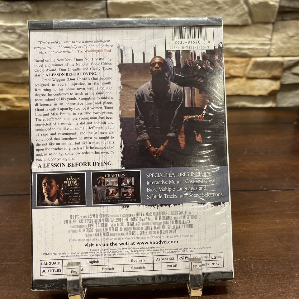A Lesson Before Dying- New & Sealed DVD, Don Cheadle, Cicely Tyson ...