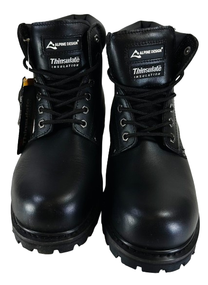 Alpine Design Men Thinsulate 200 Masonry Work Boots Black Size 12 | eBay