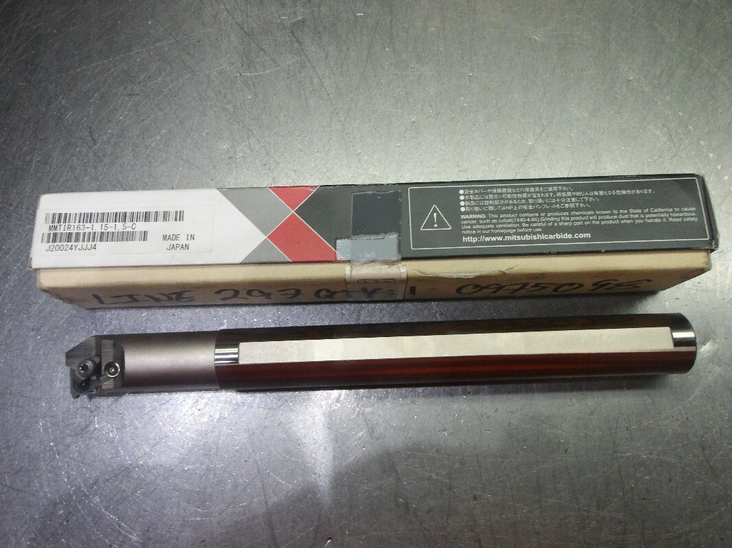 Mitsubishi 1.15" Indexable Threading Bar 1" Shank MMTIR163-1.15-1.5-C ...