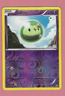 POKEMON SOLOSIS REVERSE FOIL CARD | eBay