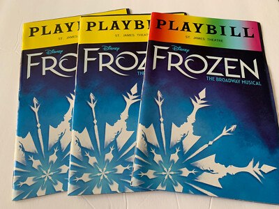 FROZEN Original Broadway Cast Playbill Pride ONLY | eBay