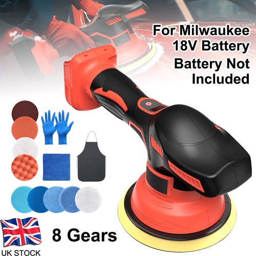 Cordless Rotary Car Polisher Buffer Sander Polishing Machine 6"For ...