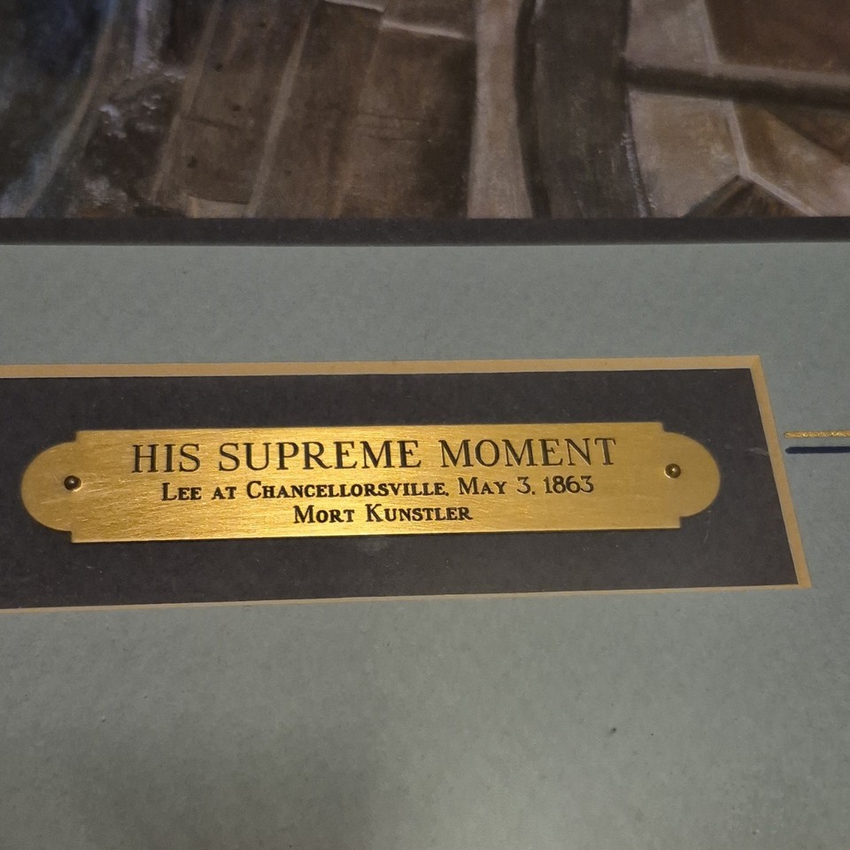His Supreme Moment by Mort Kunstler, Lee at Chancellorsville | eBay