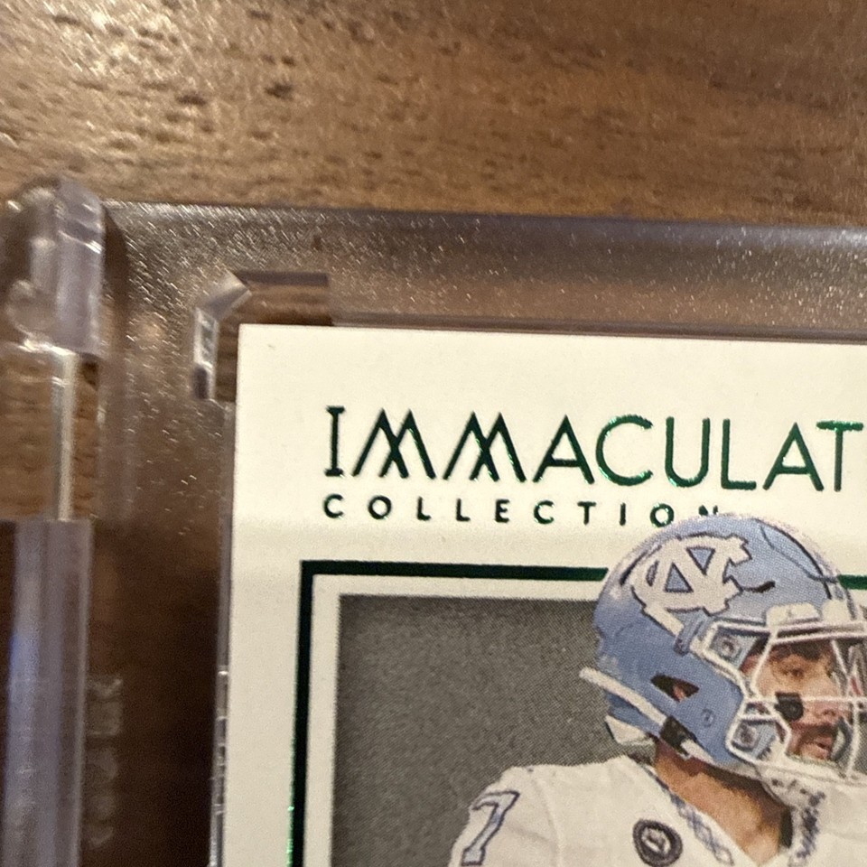 Sam Howell On Card Auto Patch North Carolina Tar Heels Panini ...