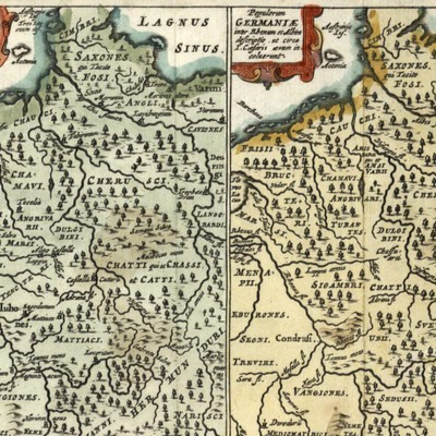 Pre-1900 - 1672 Map