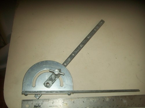 12" Long Steel Table Saw Angle guide 180 Degrees | eBay