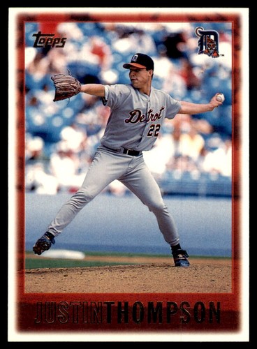 1997 Topps Baseball Card Justin Thompson Detroit Tigers #163 | eBay