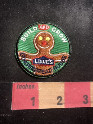 Gingerbread Man GINGERBREAD HOUSE Patch 91J | eBay