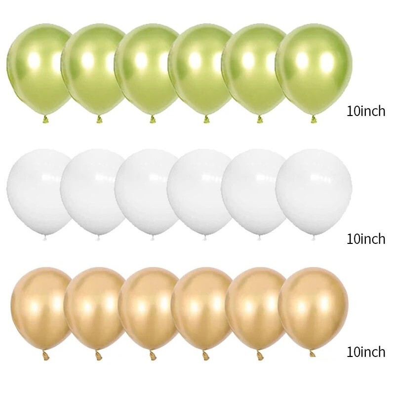 3-Colors Latex Oval Balloons Birthday Party Supplies Decorations 10 ...