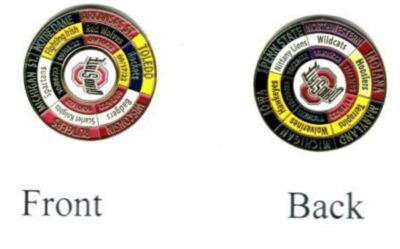 Ohio State Buckeyes Schedule Coin w/Ball Marker (multiple years ...