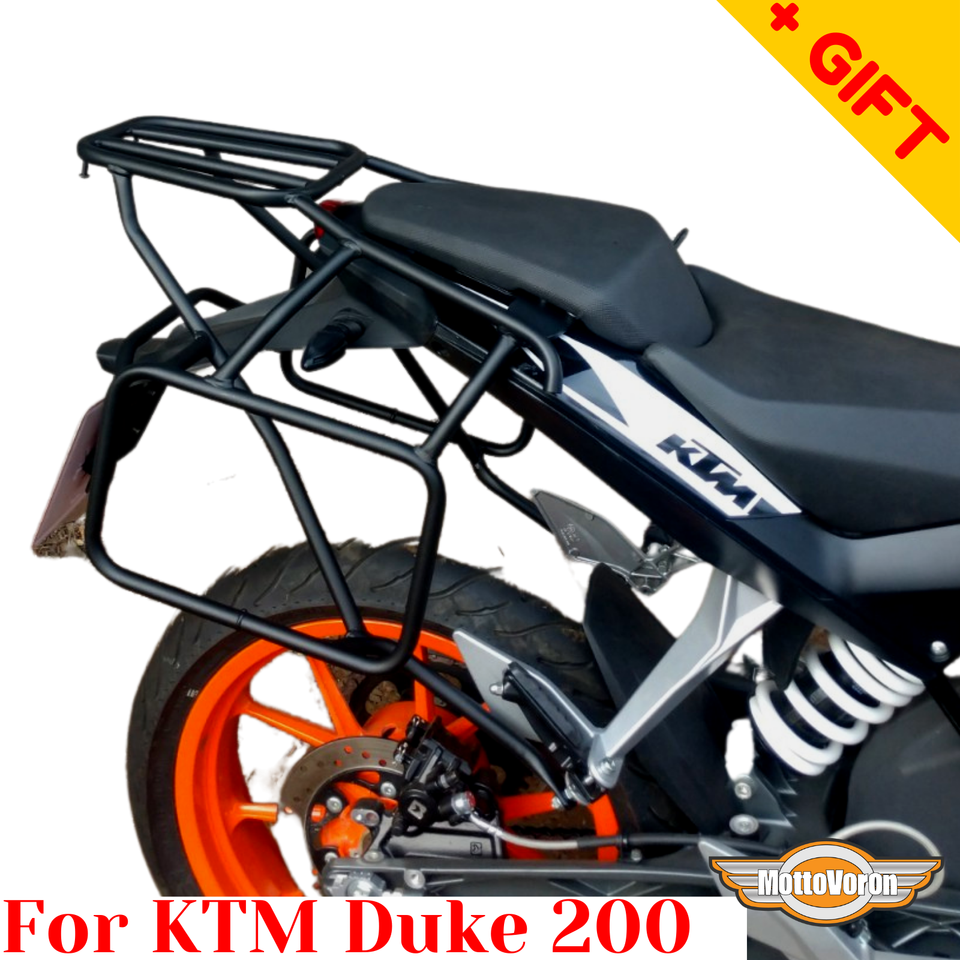 For KTM Duke 200 Luggage rack system KTM 200 Duke Side carriers for ...