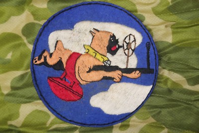 US WW2 ARMY AIR FORCE 437TH FIGHTER SQUADRON A2 JACKET PATCH SQN SQ 414TH GROUP | eBay