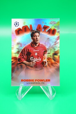 (2 Cards) 2023 Topps Chrome Golazo #G-18 Robbie Fowler Liverpool FC CDW ...