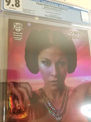 CGC 9.8 - Star Wars - Leia - Gangster Princess - Shikarii cvr G - FOIL ...