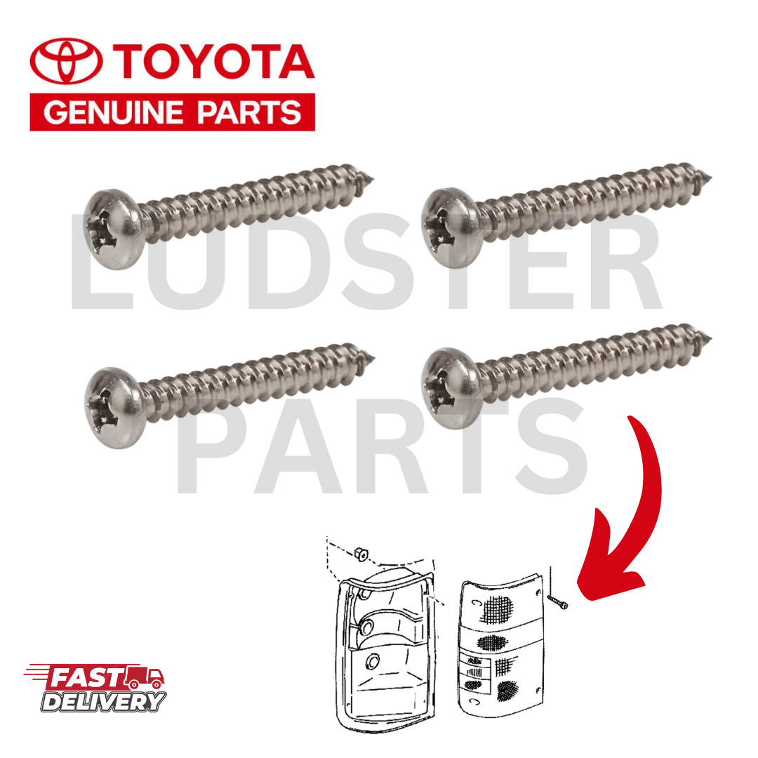 (4) 89-95 TOYOTA PICKUP REAR TAIL LIGHT SCREWS QTY 4 OEM BRAND NEW | eBay