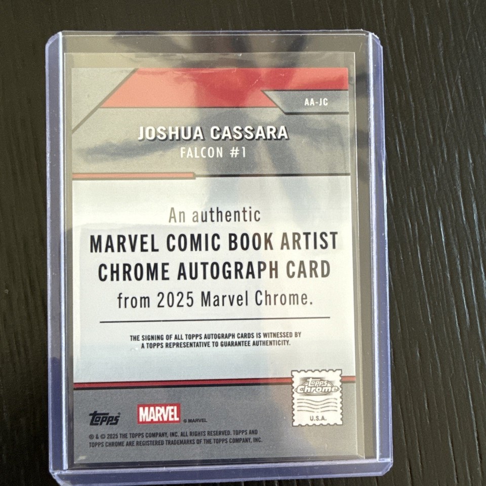2025 Topps Chrome Marvel - Joshua Cassara Artist Autograph Refractor | eBay