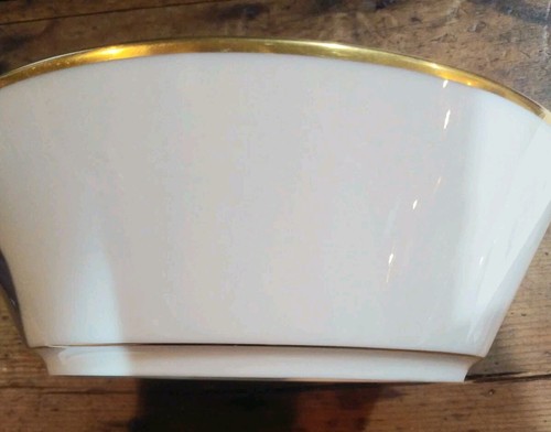 LENOX REVERIE GOLD RIMMED ROUND SERVING VEGETABLE BOWL | eBay