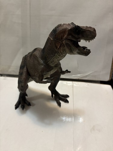 Papo T-REX Dinosaur Moving Jaw Brown Tyrannosaurus Rex Collectible ...