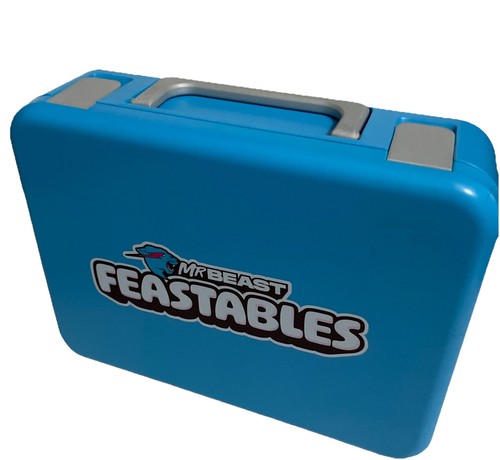Mr. Beast Feastables Blue Plastic Lunch Box Dishwasher, Microwave ...