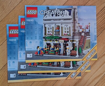 INSTRUCTIONS ONLY FOR LEGO 10243 Parisian Restaurant Creator ...
