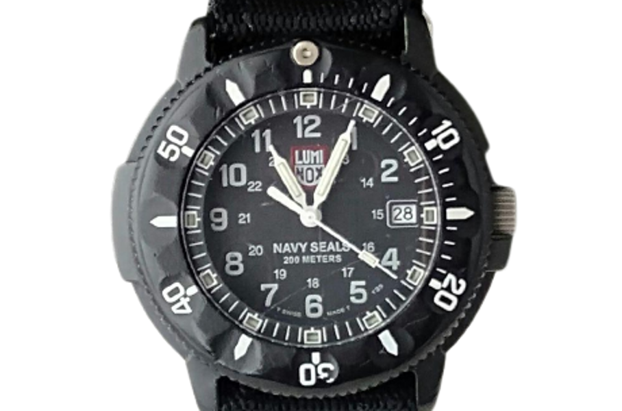 Luminox Navy Seals Seris 3900 Men's Quartz Wristwatch Round Black Dial ...