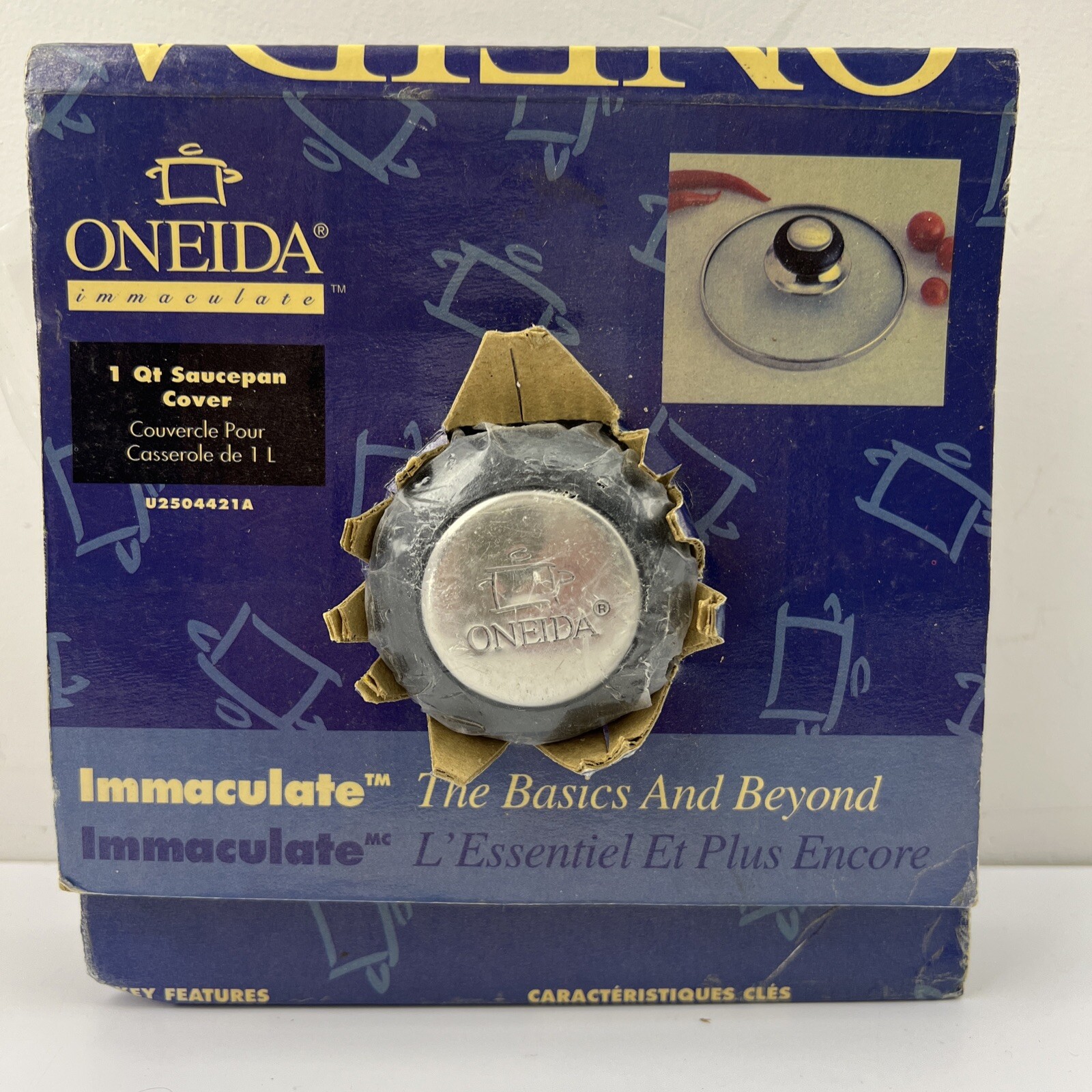 Oneida Immaculate 1 Quart Saucepan Cover Glass Replacement Lid | eBay