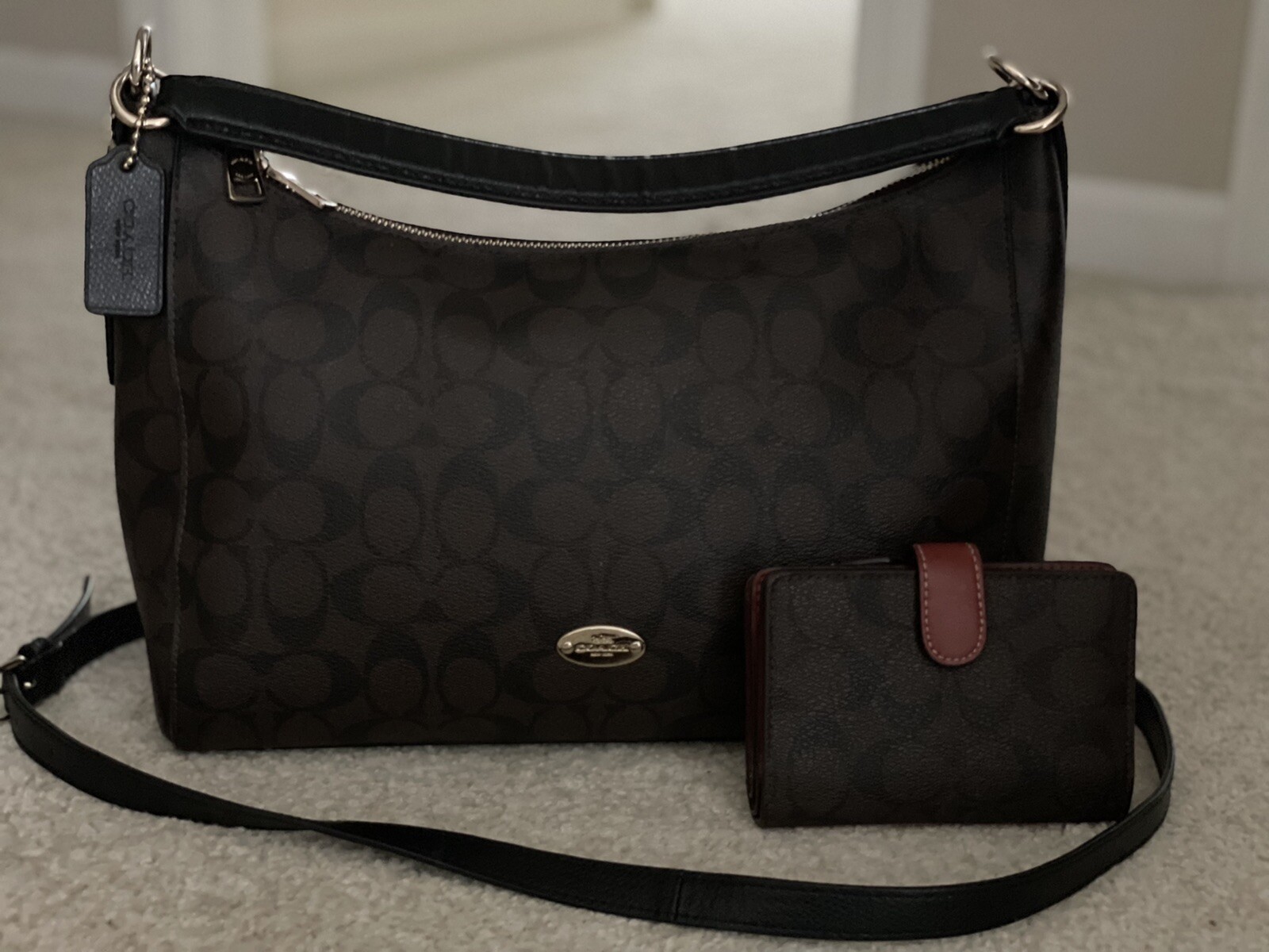 Coach Authentic Purse “ C” Logo Double Shoulder Strap… - Gem