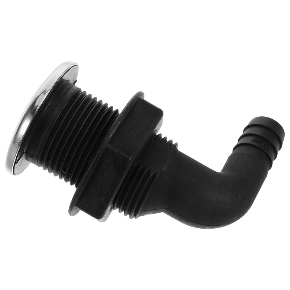 Elbow Thru-hull Scupper Deck Drain Connector Boat Plug Accessories ...