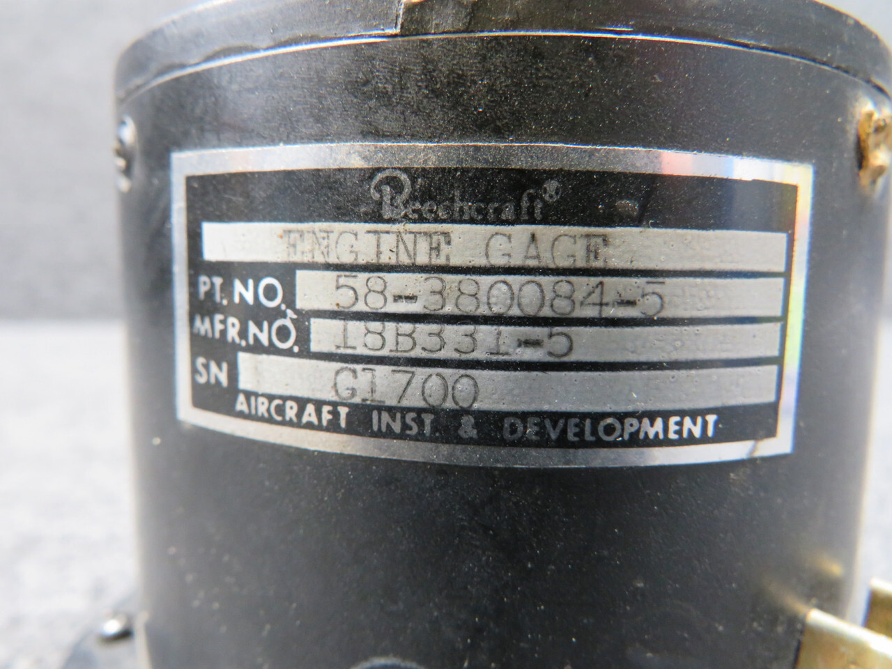 18B331-5 (Alt: 58-380084-5) Aircraft Instruments Tri-Engine Indicator ...