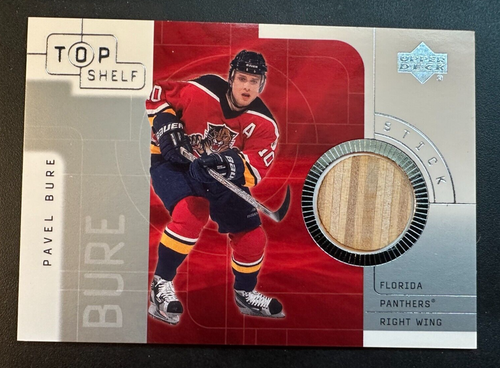 2001-02 Upper Deck Top Shelf - Game-Used Sticks Pavel Bure #S-PBU (MEM ...