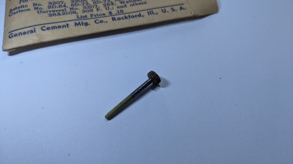 P3 Phono Needle And Stylus Set Screw For Victrola Style Phonographs New ...