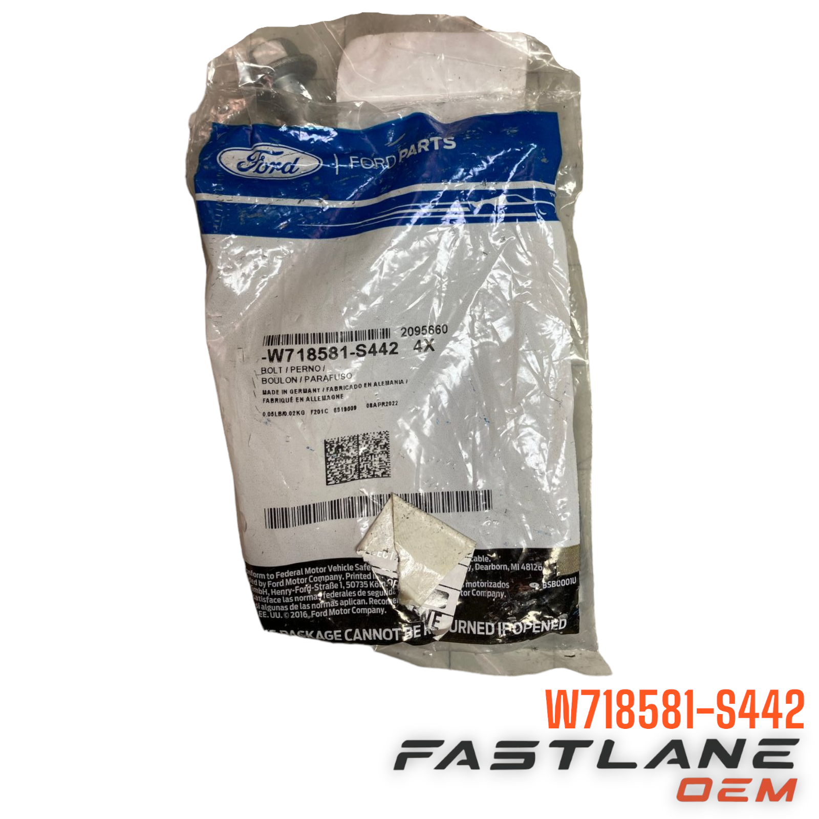 2020-2023 FORD BRONCO SPORT COLUMN ASSEMBLY BOLT NEW OEM W718581-S442 ...