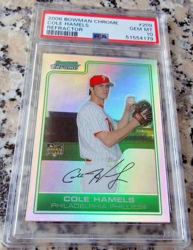2006 Bowman Chrome - Refractor #209 Cole Hamels (RC) for sale online | eBay