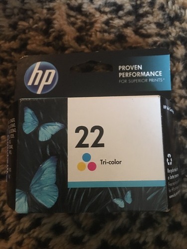 GENUINE HP 22 C9352AN Color Printer Ink Cartridge F2250 F2275 F2280 ...
