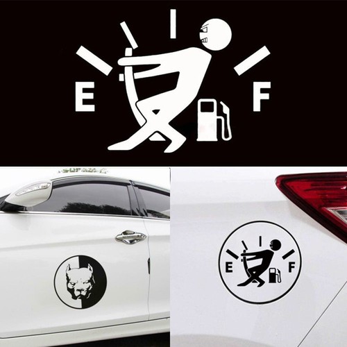 Sticker Full Hella Flush 1 Pcs Funny Pull Fuel Tank Cover Pointer Car ...