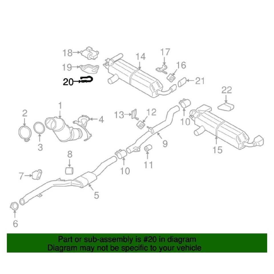 2X Exhaust Rattling Noise Fix Bow For BMW F30 Control Actuator Flap ...