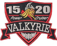 Valkyrie S IRON ON PATCH Aufnäher Parche brodé honda patche toppa 1520 ...